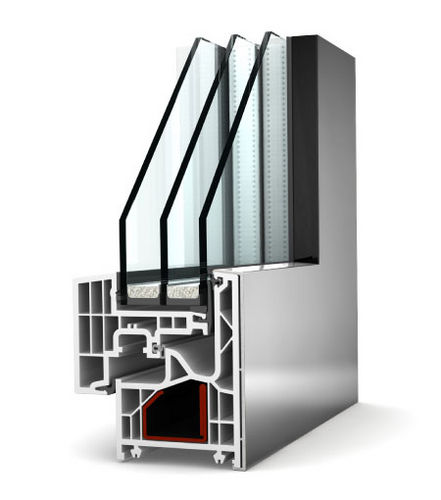 Aluminum window - KF 220 - Internorm - PVC / sash / tilt-and-turn