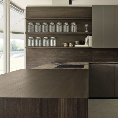 Wall-mounted shelf - VIVA - MAISTRI - modular / contemporary / HPL