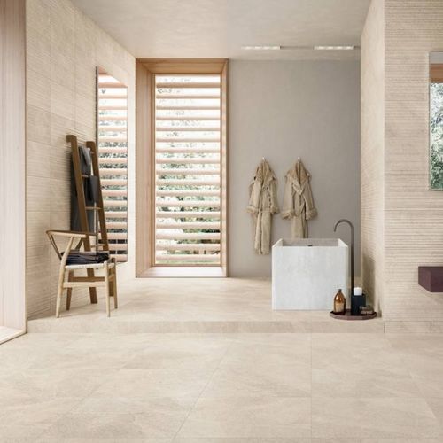 Porcelain stoneware tile - TUNE IVORY - CERAMICHE REFIN - matte ...