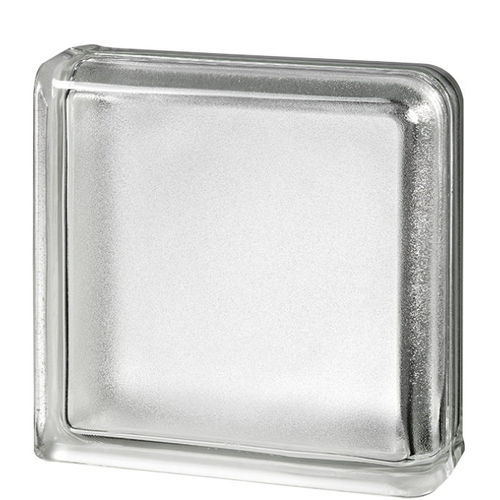 Square glass brick - CLEAR 19/8 DOUBLE END - SEVES GLASSBLOCK ...