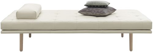 Contemporary day-bed - FUSION - BoConcept - fabric / leather