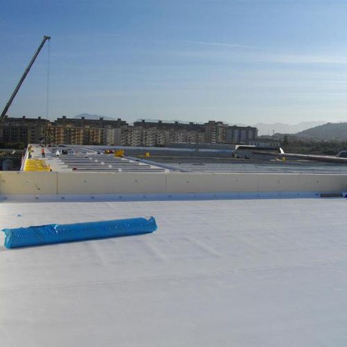 Roof waterproofing membrane - MAPEPLAN® T AF - Polyglass Spa - roll ...