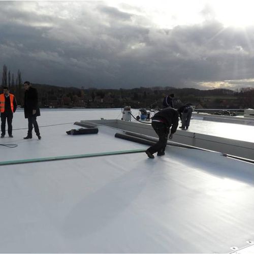 Roof waterproofing membrane - MAPEPLAN® T M - Polyglass Spa - roll ...