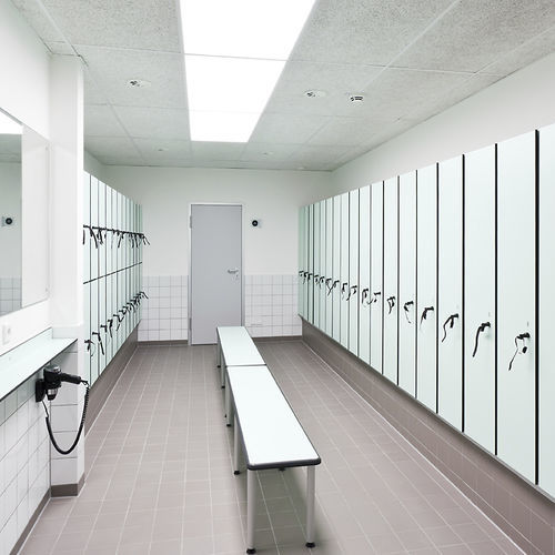 Contemporary locker room bench - QUBE - KEMMLIT-Bauelemente GmbH ...