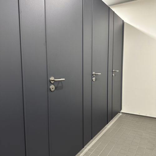 Washroom partition - variocell - KEMMLIT-Bauelemente GmbH
