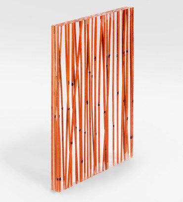Interior decorative panel - BAMBOO ORANGE - Designpanel - polyester ...