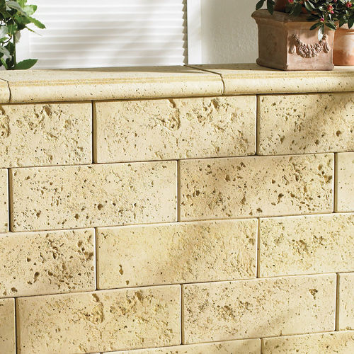 Engineered stone wall cladding - TRAVERTI - FABISTONE (GROUP RPI ...