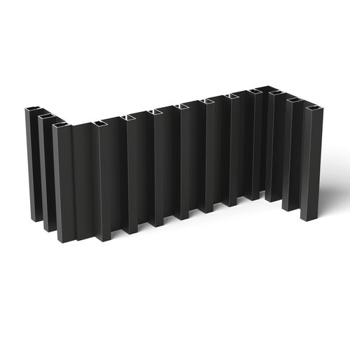 Panel cladding - Type-B - ALINEL nv - aluminum profile / interlocking ...