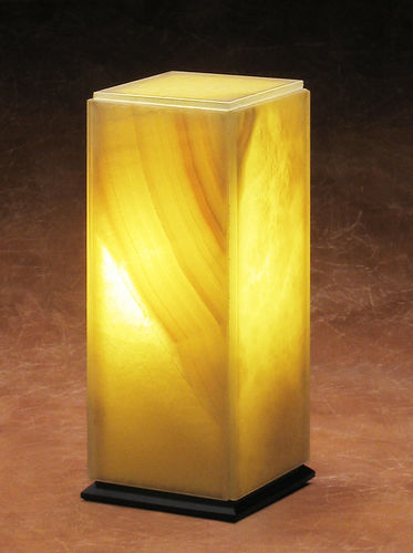 Table lamp - TRANSLUCENT MARBLE : TRANSLUCENT ONYX - BROCATELLE - stone ...