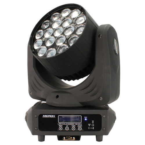LED RGBW moving head spot - HALO ZOOM19 MKII - MICROH Professional ...