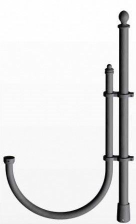 Galvanised steel lamp post arm - LC 1002 - Ghisarredo - aluminum