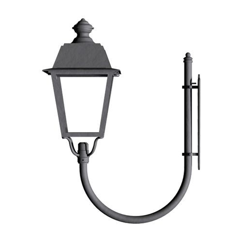 Galvanised steel lamp post arm - LC 0002 - Ghisarredo