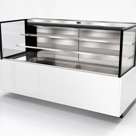 Counter warmer display case - MURO H12 - Oscartek - on casters ...