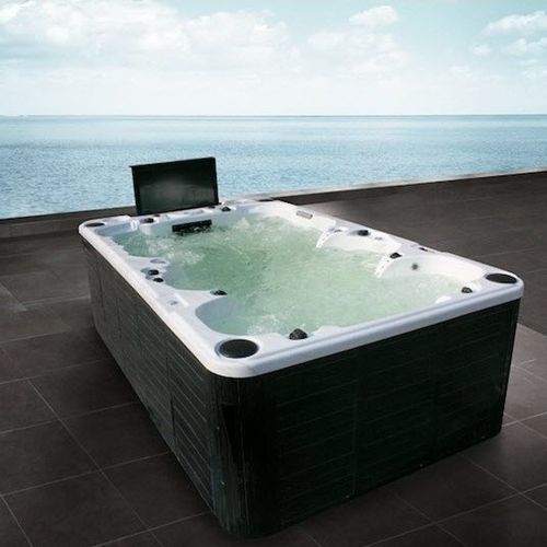 Built In Hot Tub Bl 851 Beauty Luxury Above Ground Rectangular