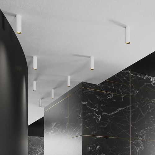 Ceiling spotlight - HALL - Esse-ci - LED / round / tubular