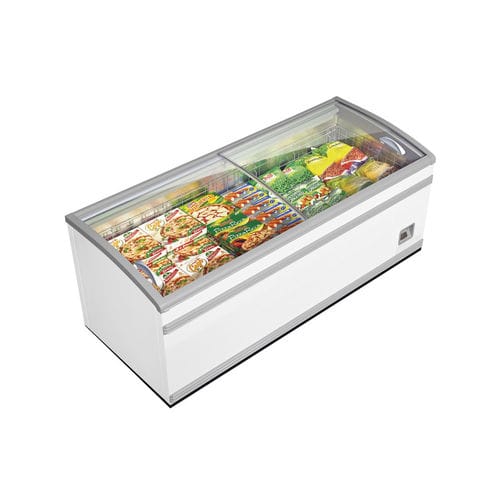 Island refrigerated display case - SOUND CRYSTAL BT/TN AD - Bonnet Neve ...