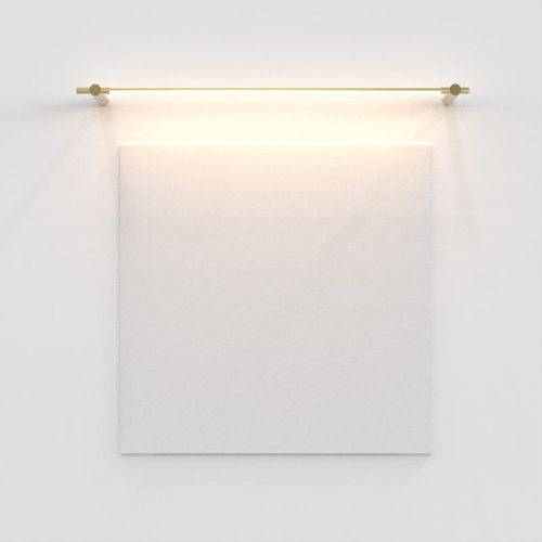 Contemporary wall light - THIN - Juniper - indoor / brass / LED