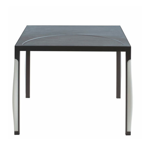 Contemporary table - FAYI - DIMENSIONE CHI WING LO - wooden / granite / metal base