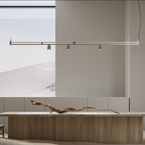 LED track light - AIRTEK ONE - KARMAN - cube / rectangular / aluminum