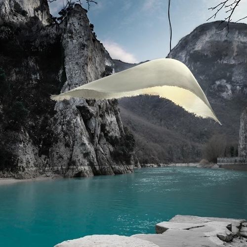 Pendant lamp - MOBY DICK - KARMAN - fiberglass / contemporary / corded