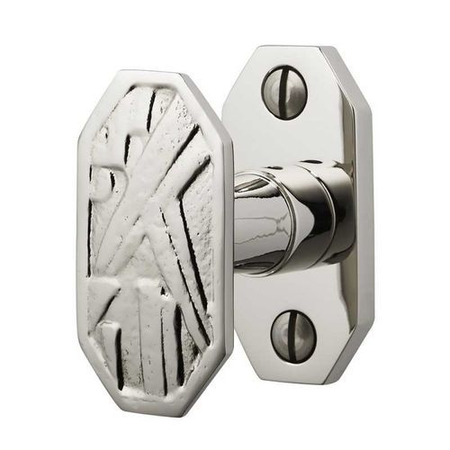 Art Deco door knob - B356LB - DCG PICARDIE - brass / chrome-plated brass / brushed brass