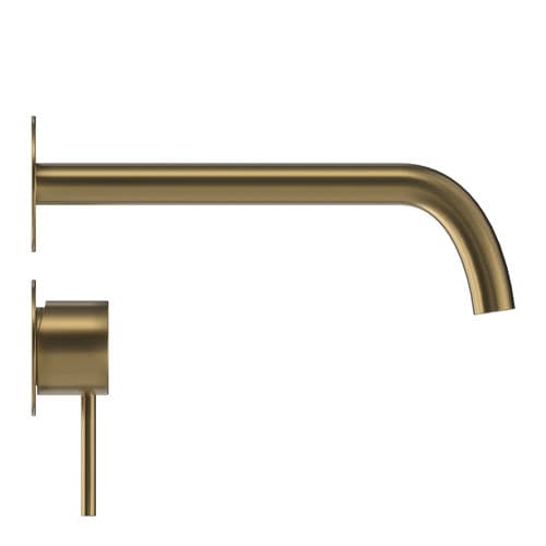 Washbasin mixer tap - R377-L - Duten - handbasin / wall-mounted / built-in
