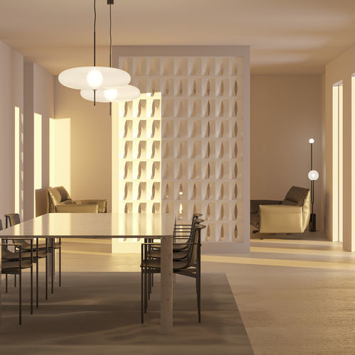 Plaster room divider - BRASILIA - mg12 - modular / free-standing / indoor