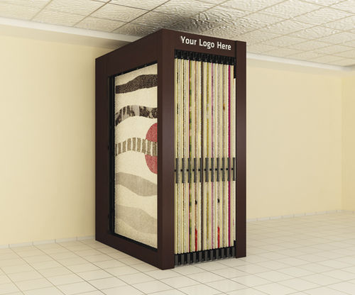 Metal carpet display rack - . - AKDENIZ Display Systems - panel / for shop