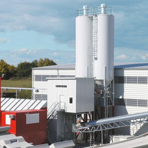 Fixed concrete mixing plant - COMPACTMIX 1.0 - Liebherr - containerized ...