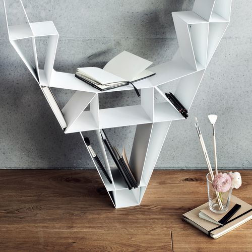 Original design shelf - DEER - Bedesign - metal / white