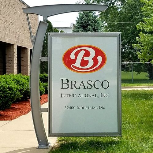 Hanging display panel - INTERLUDE - Brasco International Inc. - outdoor ...