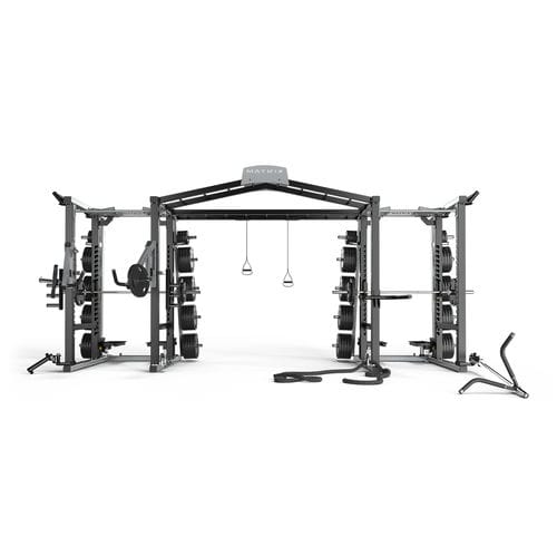 Multifunction fitness machine - MG-MR47 x 2 - Matrix - cable / indoor ...