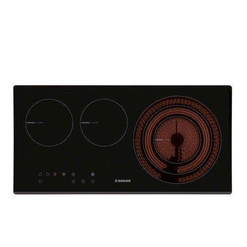 Vitroceramic cooktop - V 2170 SL BK - Nodor - electric / 3 burner ...