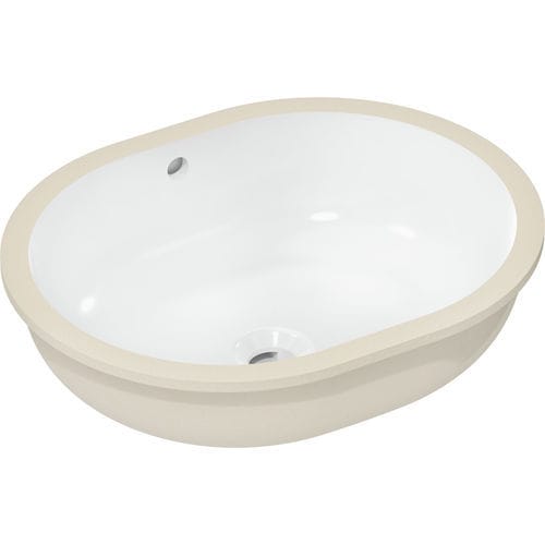 Undercounter washbasin - 60153450 - hansgrohe - ceramic / high-gloss / oval
