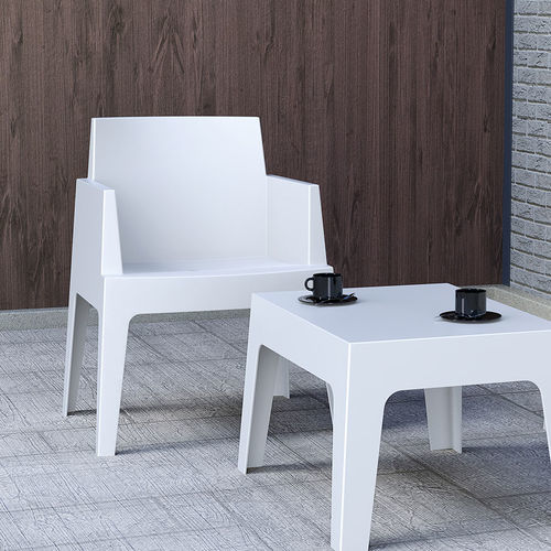Contemporary chair - BOX - Siesta - polypropylene / polypropylene base ...