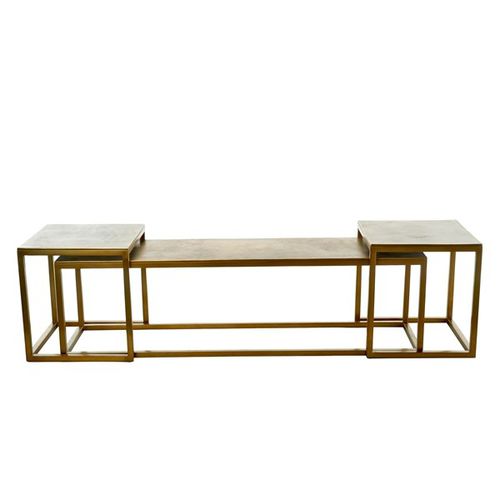 Contemporary nesting tables - SLIDE TRIO - Pols Potten - metal ...