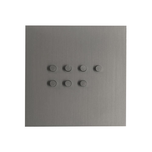 Light switch - DoT FACEPLATE - Atelier Luxus - push-button / recessed ...