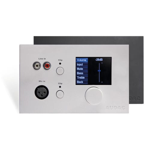 Multimedia equipment control panel - MWX65 - Audac - wall-mounted ...