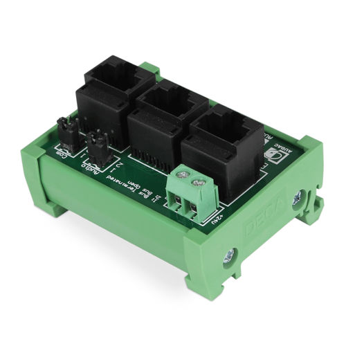 Gateway interface module - ARJ03P - Audac - DIN rail / RJ45
