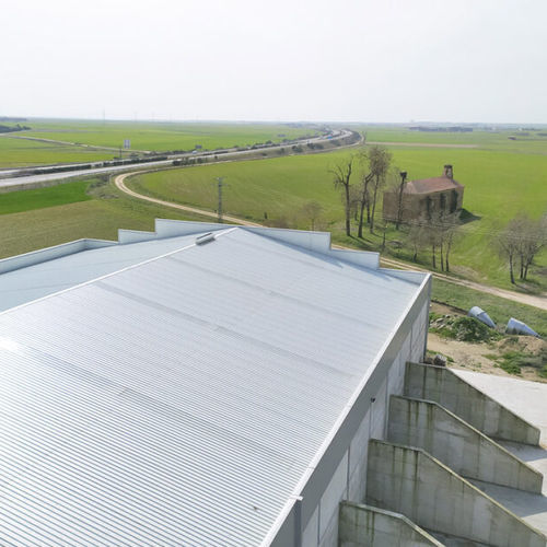 Ribbed metal sheet - 5-RIB - Panelais - galvanized steel / 3D / galvanized