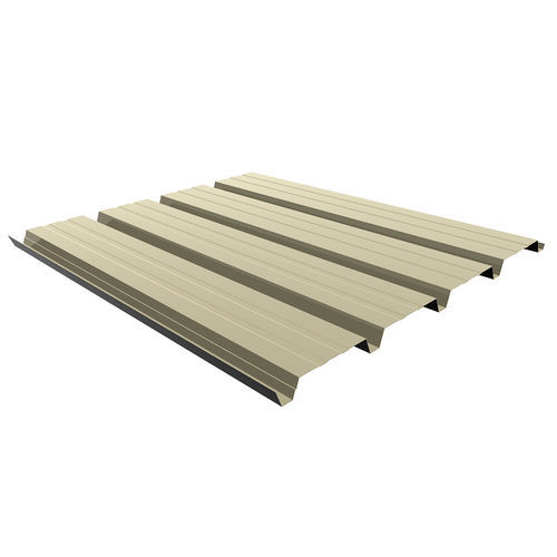 Facade metal sheet - 5-RIB - Panelais - ribbed / galvanized steel / 3D