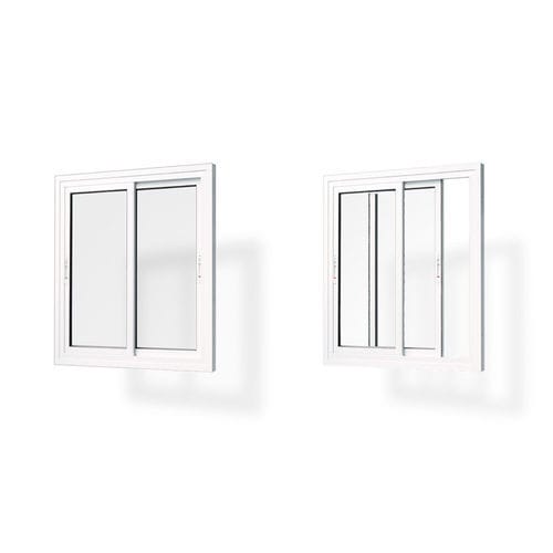 Glass window - E47 - Panelais - aluminium / sliding / double leaf