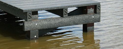 Precast beam - Lankhorst - plastic / rectangular / I