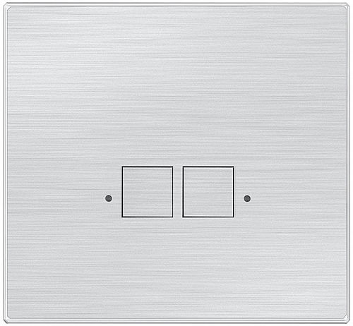 Light switch - Athéna - Rhombus Europe - push-button / recessed / double