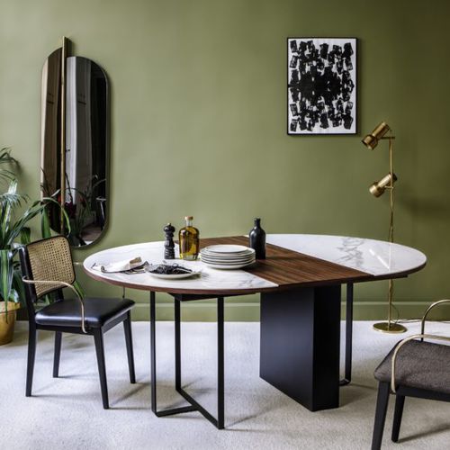 Contemporary dining table - FELICE - Red Edition - rosewood / ceramic ...