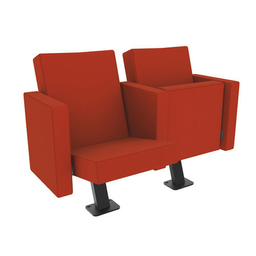 Contemporary auditorium seating - MOS - Quinette Gallay - fabric ...