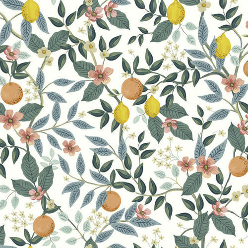 Contemporary wallpaper - Citrus Grove - York wallcoverings - floral ...