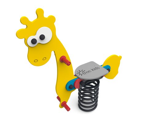 Plywood spring rocker - BUJ-ZR - Free Kids s.c. - animal / 1-seat