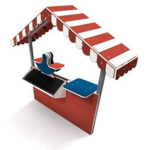 Playground structure - BOOTH - Free Kids s.c. - nursery / HDPE / metal