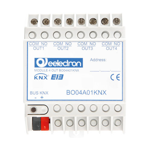 DIN rail interface module - BO04A01KNX - Eelectron - KNX / for home ...